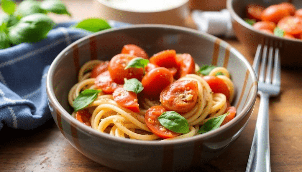 Jamie Oliver Tomato & Basil Spaghetti Recipe